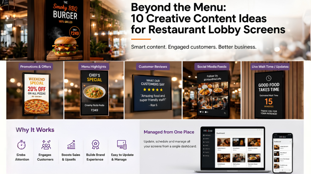 10 Restaurant Digital Signage Ideas to Engage Customers